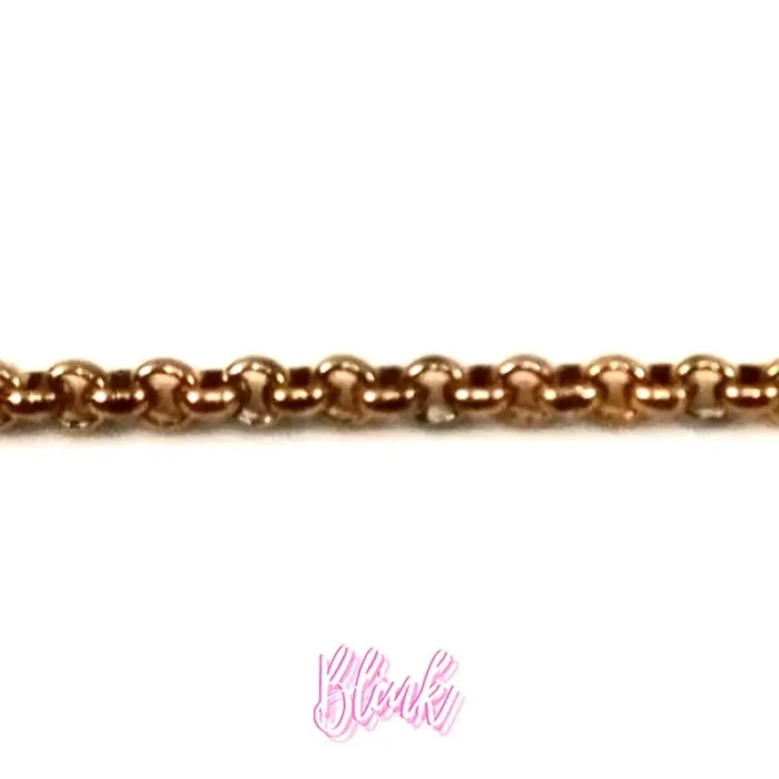 2mm Rose Gold Roly Poly Necklace – Blink Juwele™