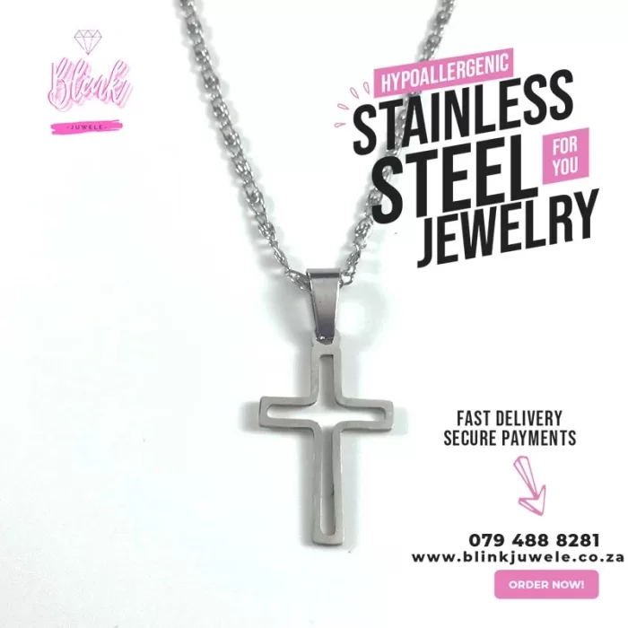 Open Cross Necklace – Blink Juwele™