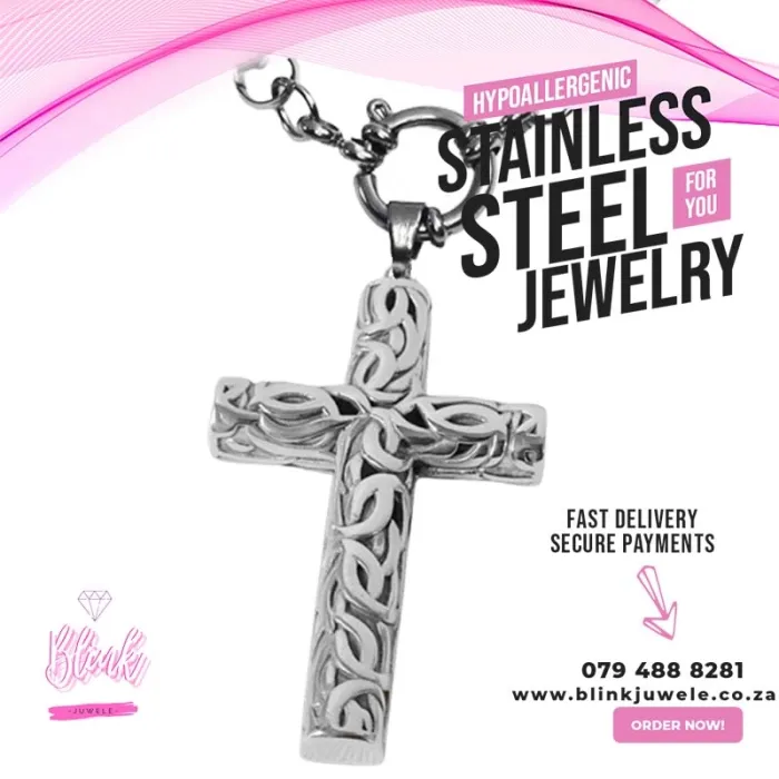 Woven Cross Necklace – Blink Juwele™